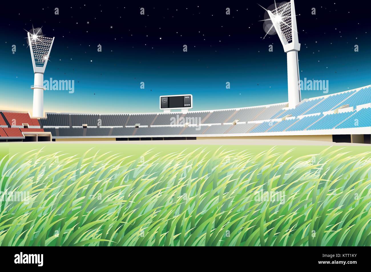Illustration of an empty stadium Stock Vector Image & Art - Alamy