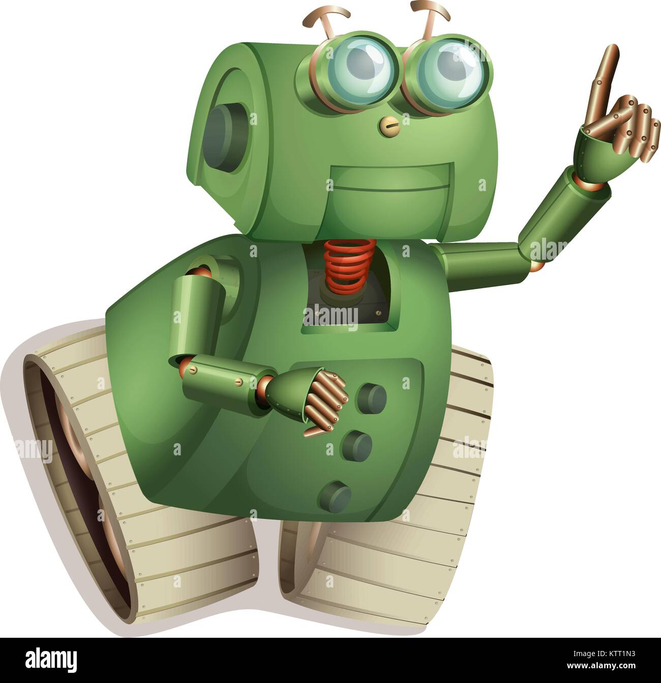 Illustration of an old style robot Stock Vector Image & Art - Alamy