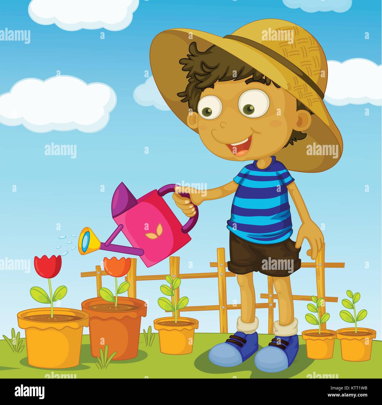 Illustration of helping at home concept Stock Vector Image & Art - Alamy