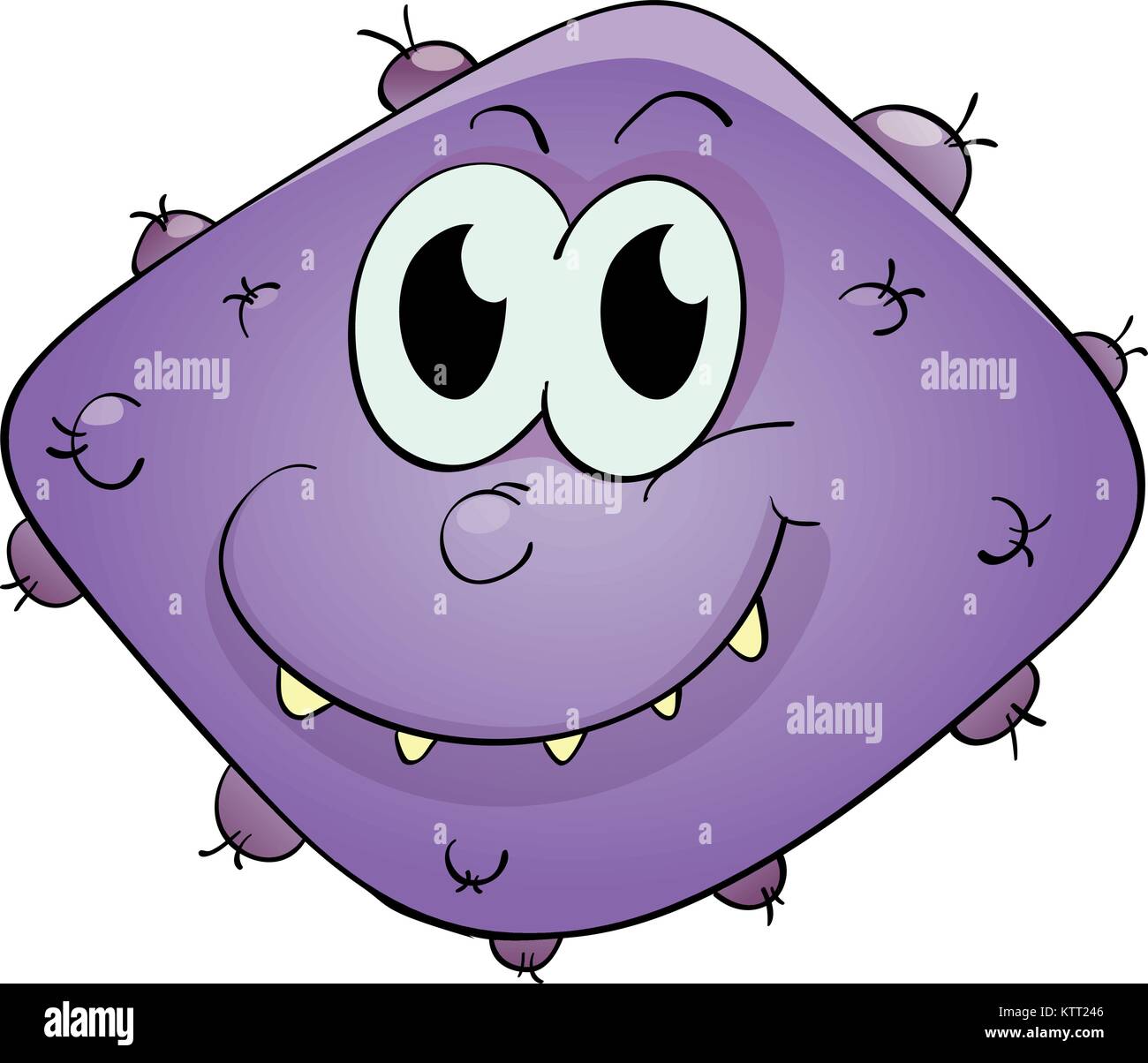 Illustration of a germ bug on white Stock Vector Image & Art - Alamy