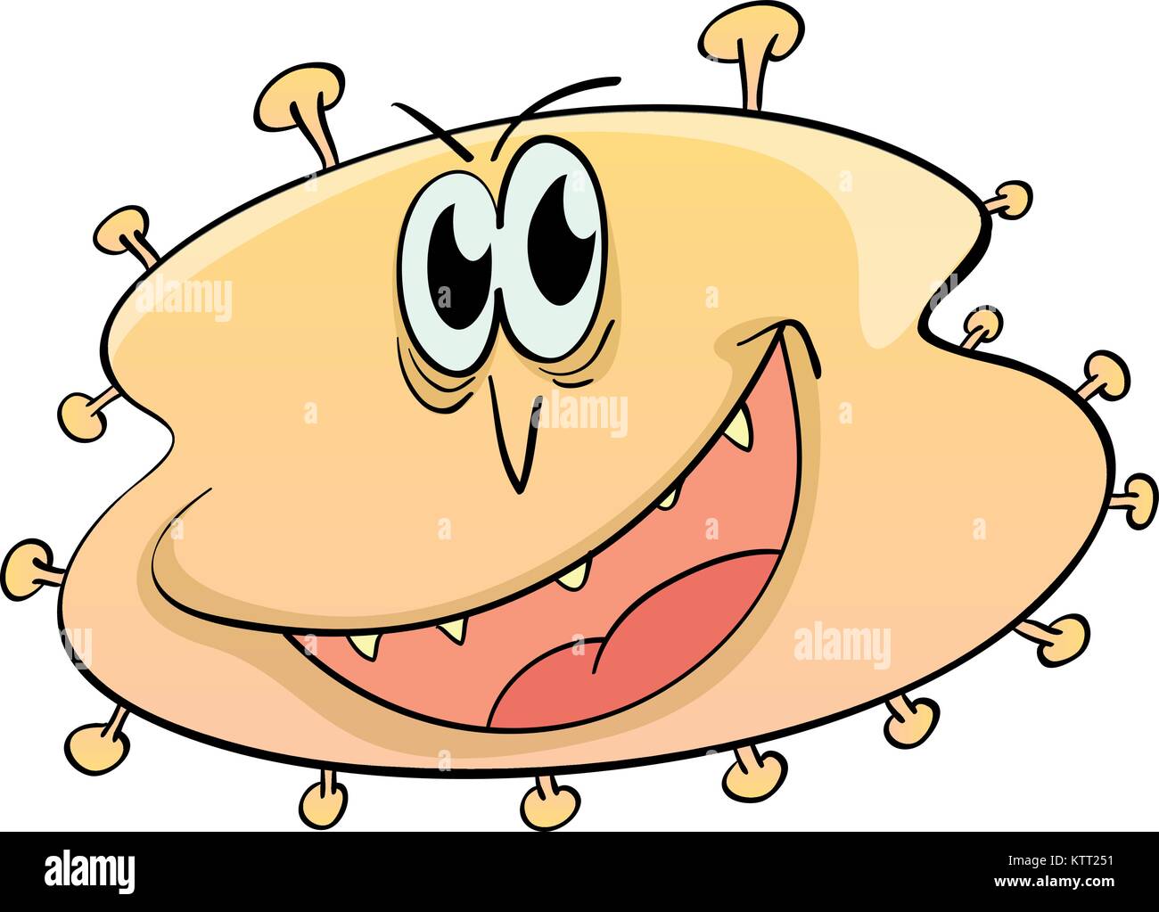 Illustration of a germ bug on white Stock Vector Image & Art - Alamy