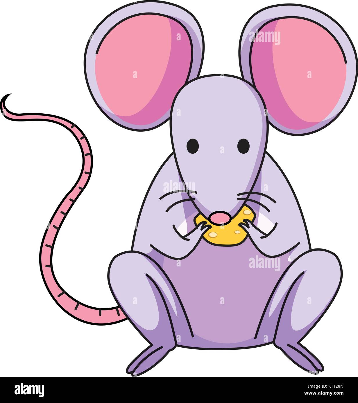 Illustration of a purple mouse Stock Vector Image & Art - Alamy
