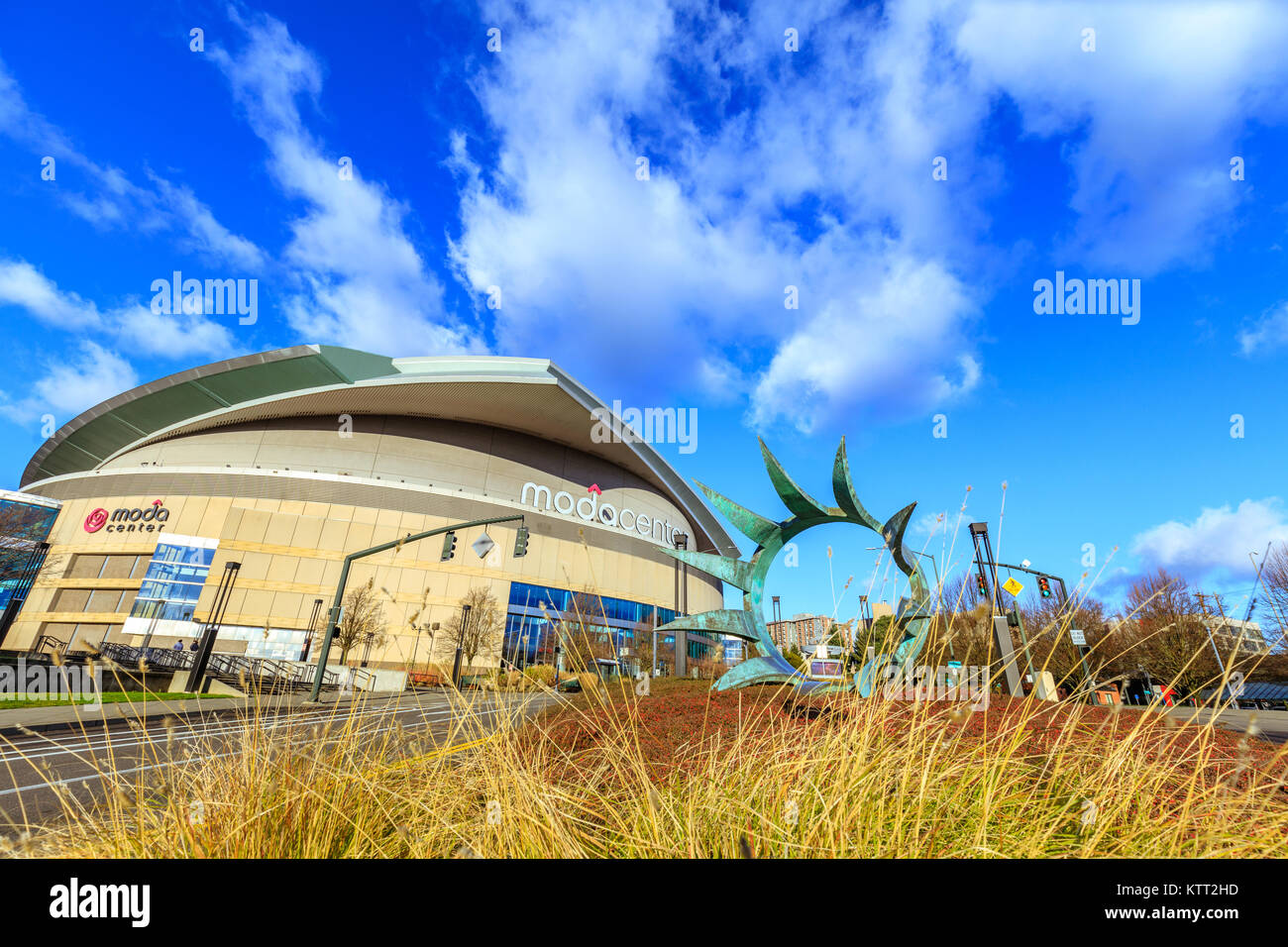 Portland, Oregon, United States - Dec 20, 2017 : Moda Center, formerly ...