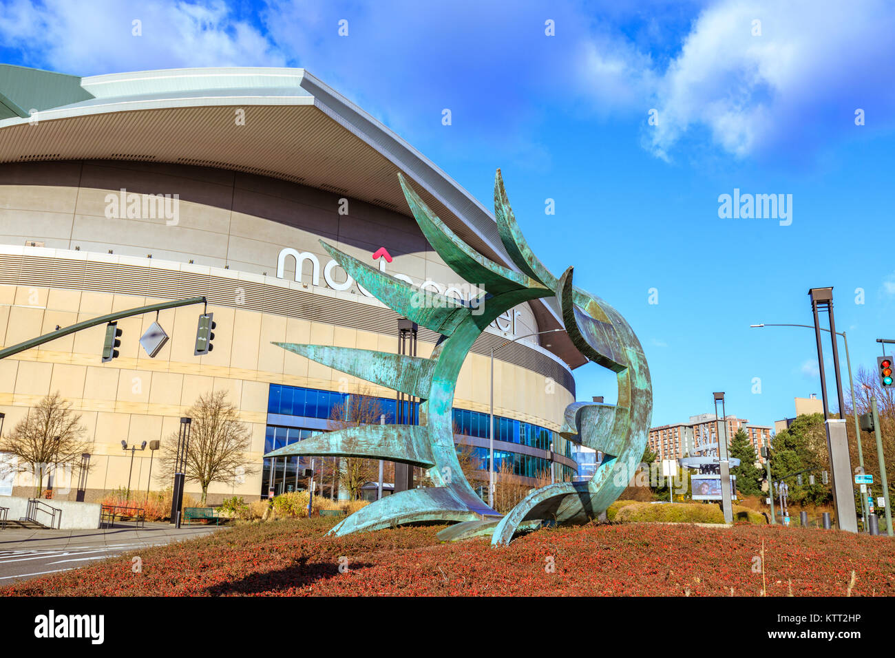 Portland, Oregon, United States - Dec 20, 2017 : Moda Center, formerly ...