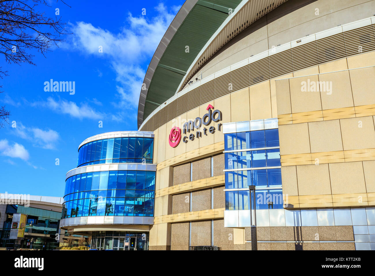 Portland, Oregon, United States - Dec 20, 2017 : Moda Center, formerly ...