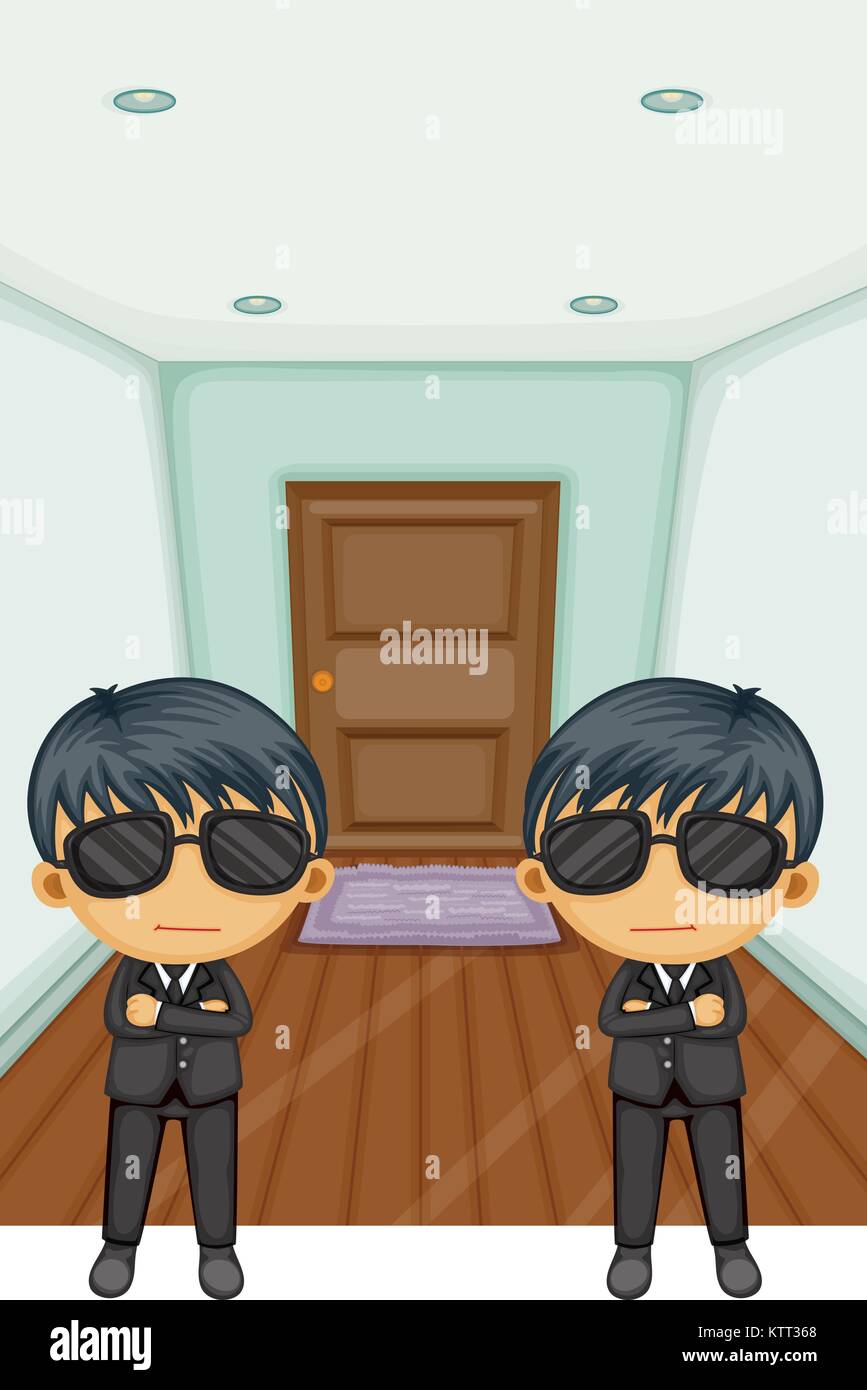 Man guarding Stock Vector Images - Alamy