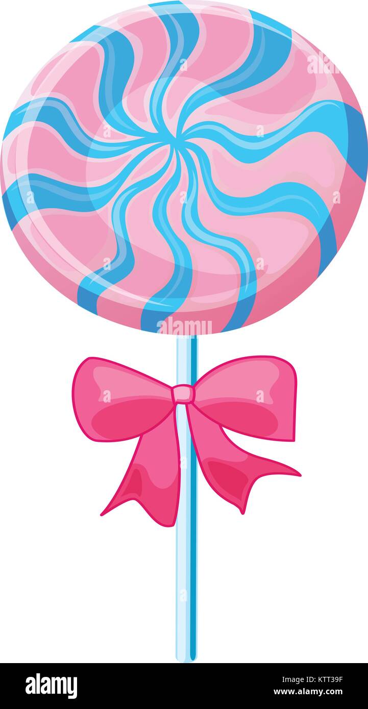 illustration of a lolly sweet on a white background Stock Vector Image ...
