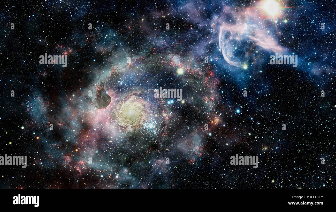 Shiny stars and galaxy space. Night sky background. Elements of this ...