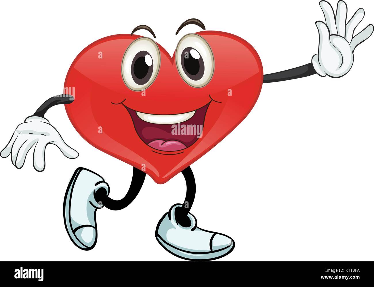 illustration of a heart on a white background Stock Vector Image & Art ...