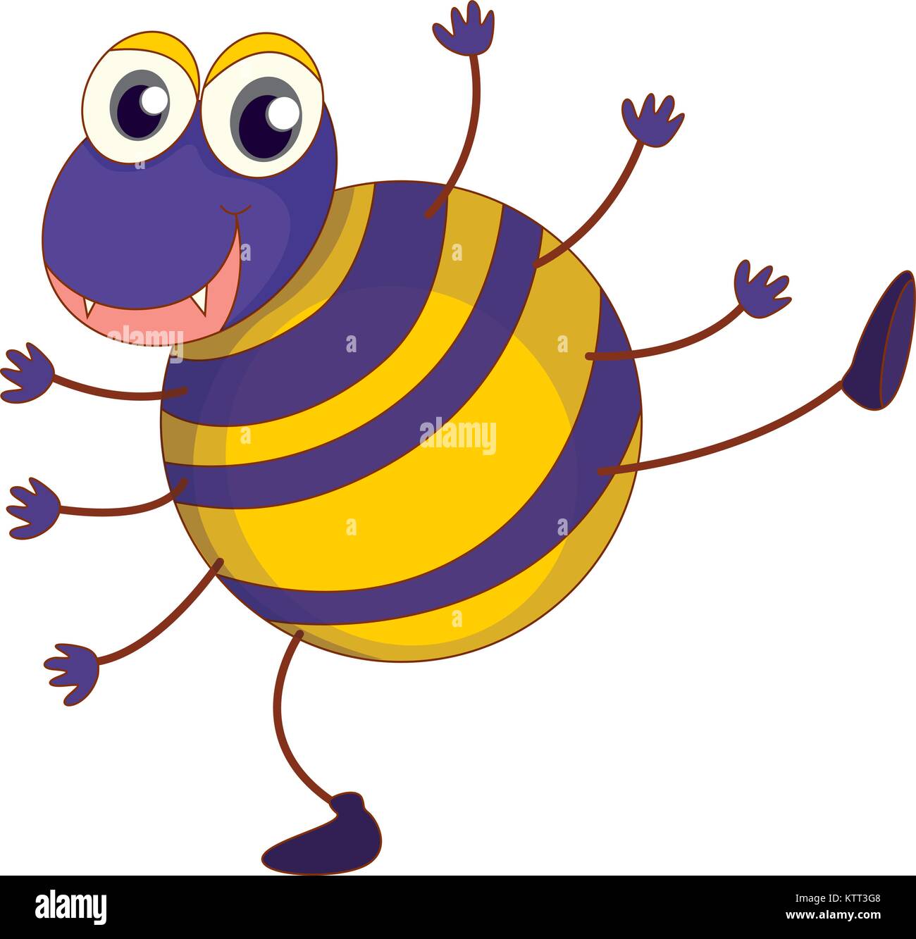 Illustration of a comical spider Stock Vector Image & Art - Alamy