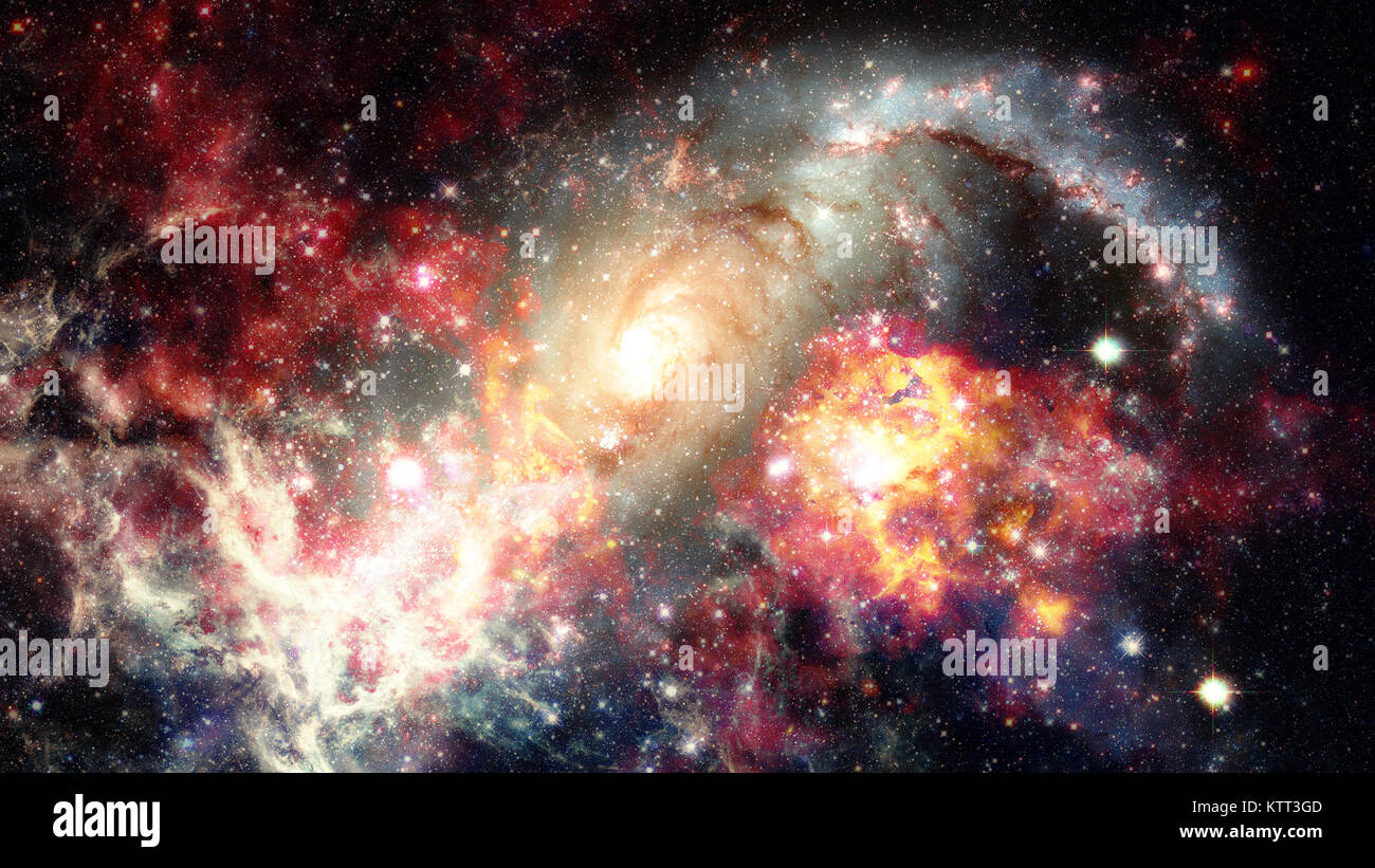 Cosmic clouds of mist on bright colorful backgrounds. Elements of this ...