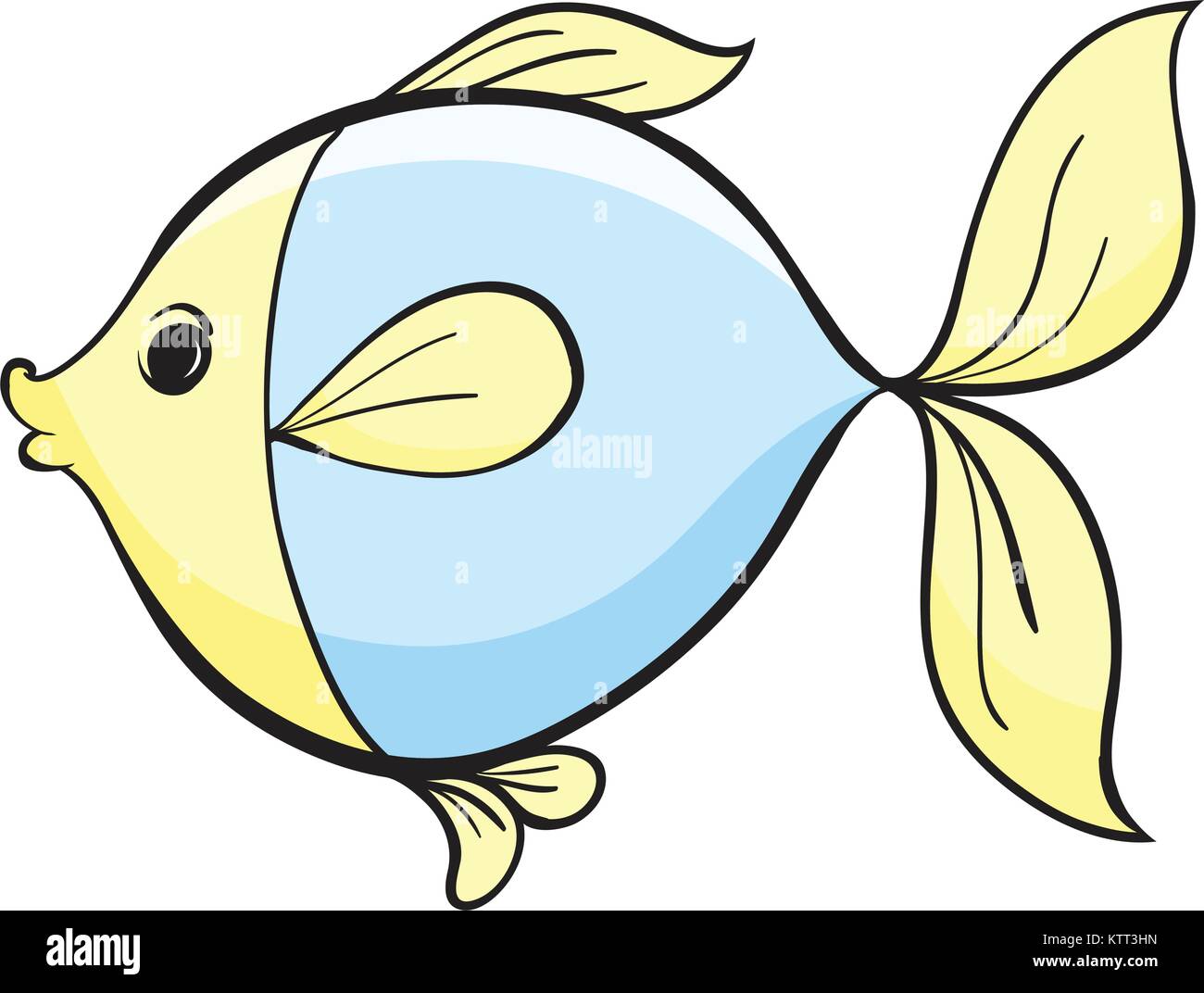 illustration of a fish on a white background Stock Vector Image & Art ...