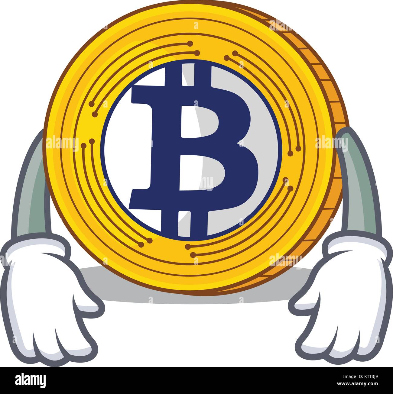 Tired Bitcoin Gold character cartoon Stock Vector Image & Art - Alamy
