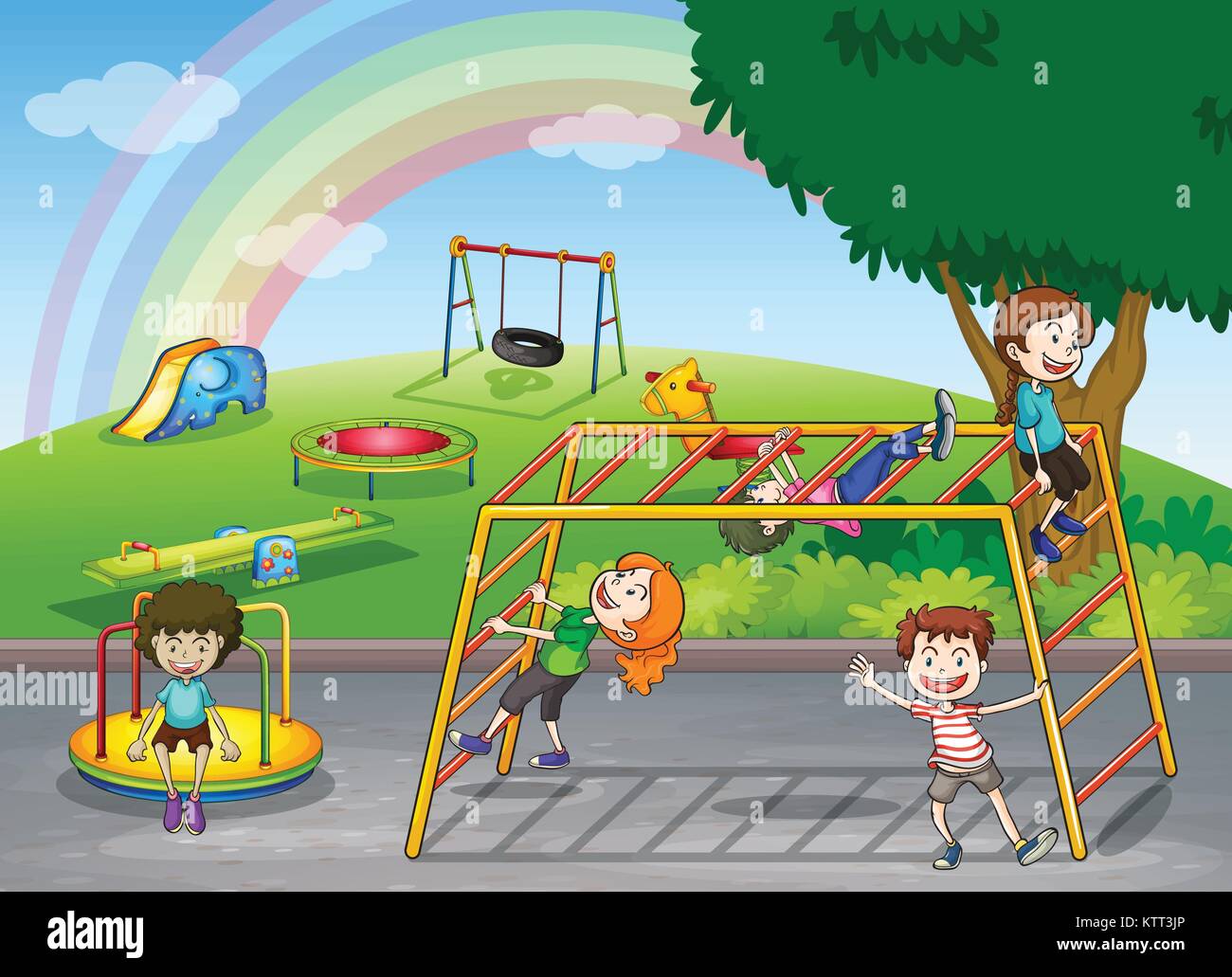 Beautiful Children Playing