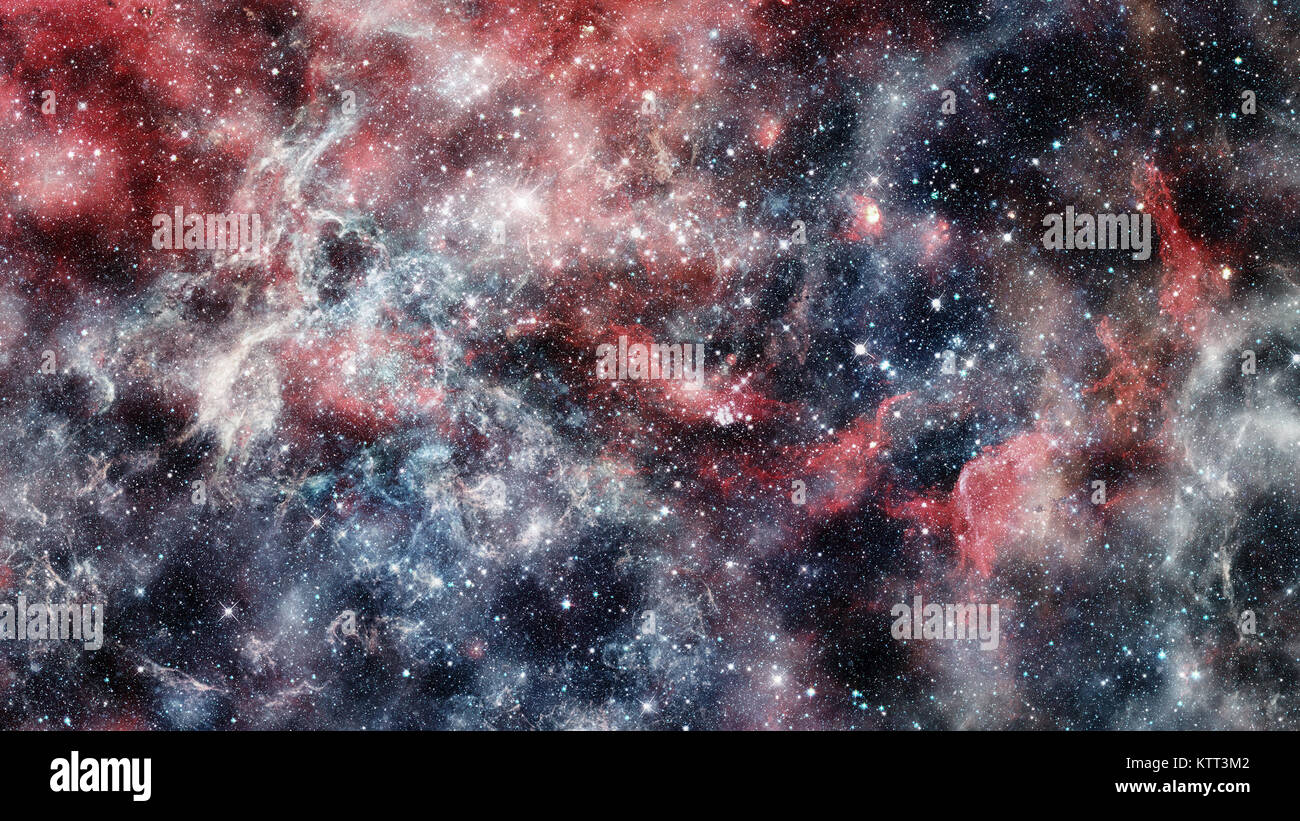 Night sky with nebula and stars. Elements of this image furnished by ...