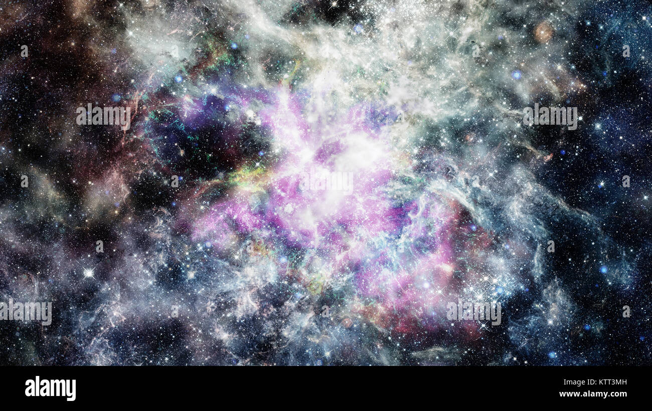 Deep space art. Galaxies and stars. Elements of this image furnished by ...