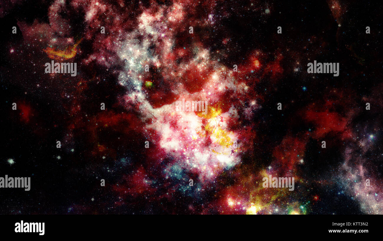 Shiny stars and galaxy space. Elements of this image furnished by NASA ...