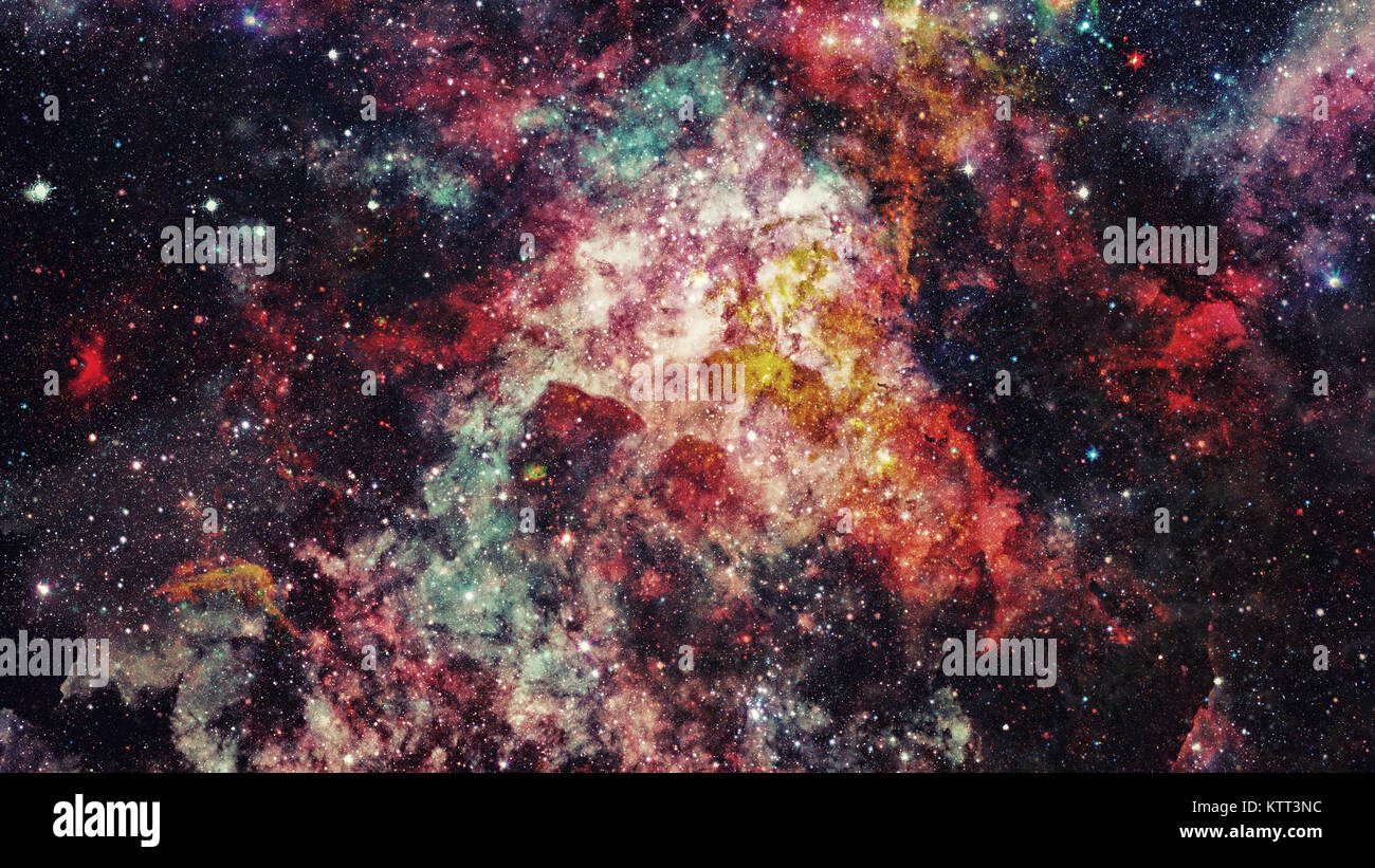 Shiny stars and galaxy space. Elements of this image furnished by NASA ...