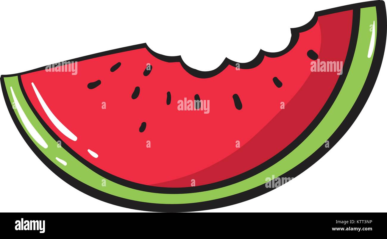 Illustration of a simple watermelon Stock Vector Image & Art - Alamy