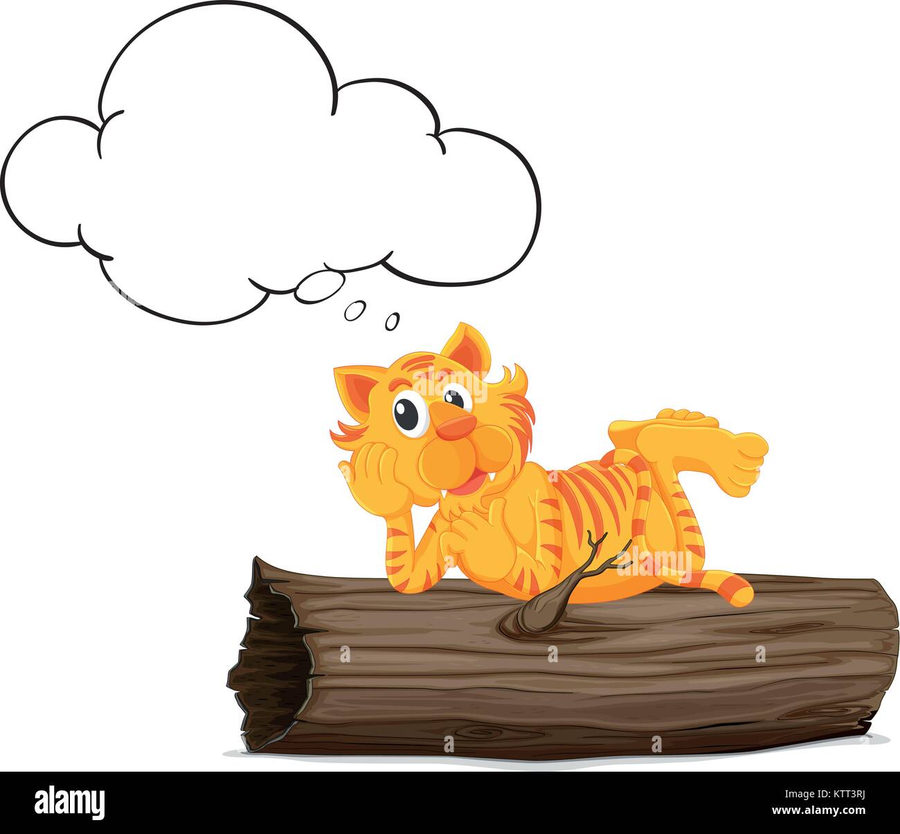 Illustration of a thinking tiger Stock Vector Image & Art - Alamy