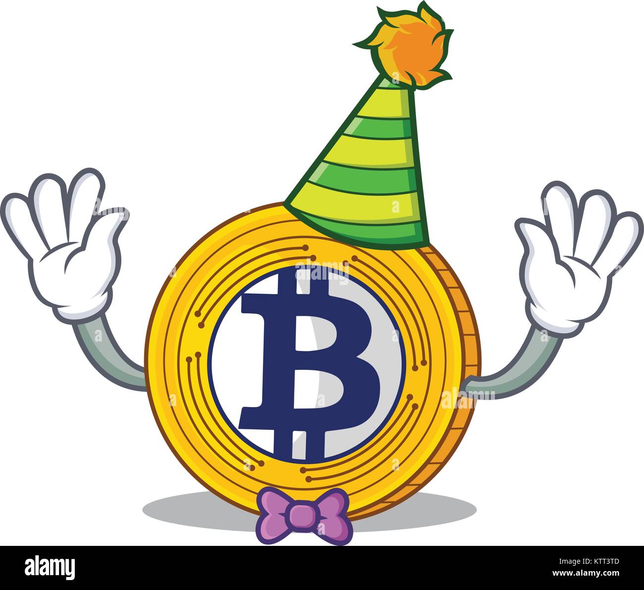 Clown Bitcoin Gold character cartoon Stock Vector Image & Art - Alamy