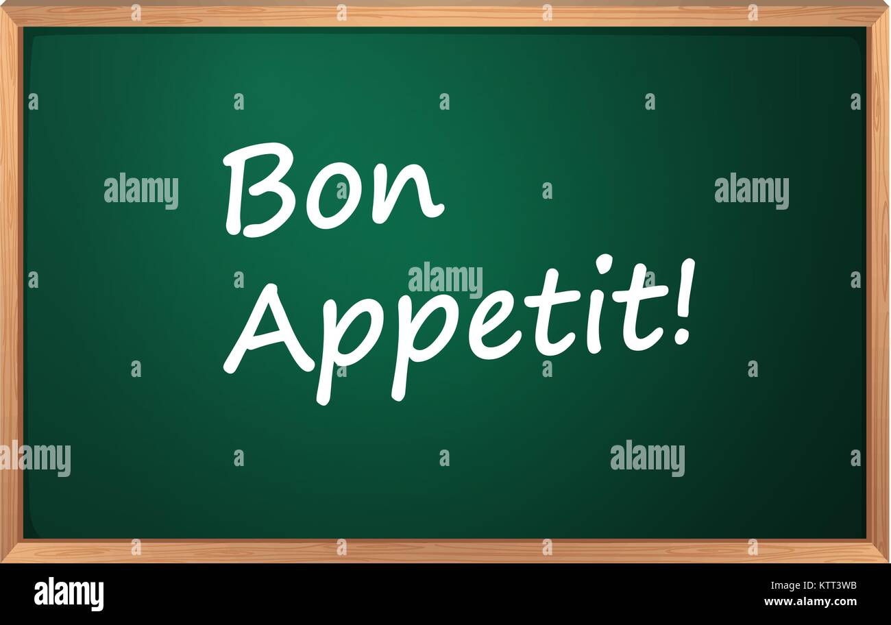 Illustration of a Bon Appetite sign Stock Vector Image & Art - Alamy