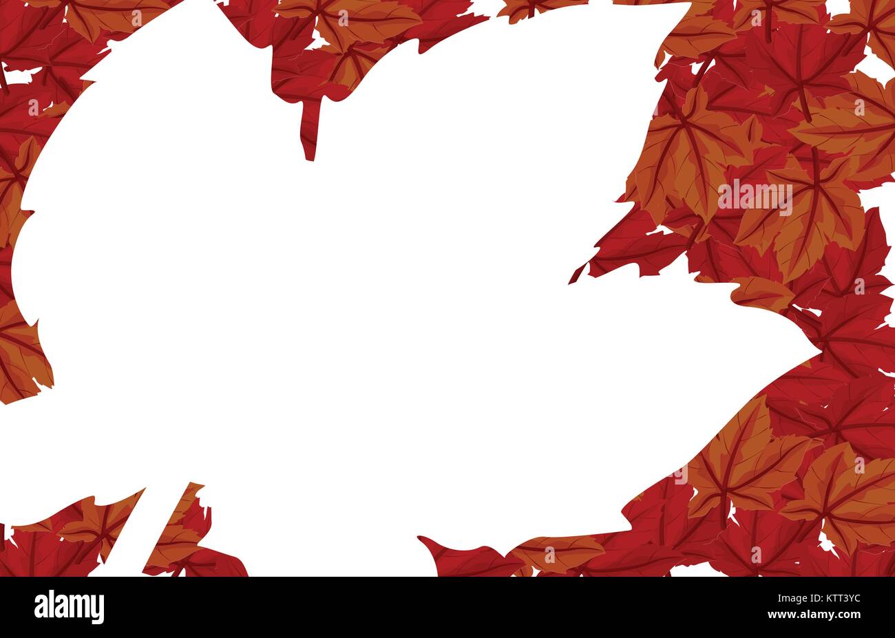 Blank template with leafy border Stock Vector Image & Art - Alamy