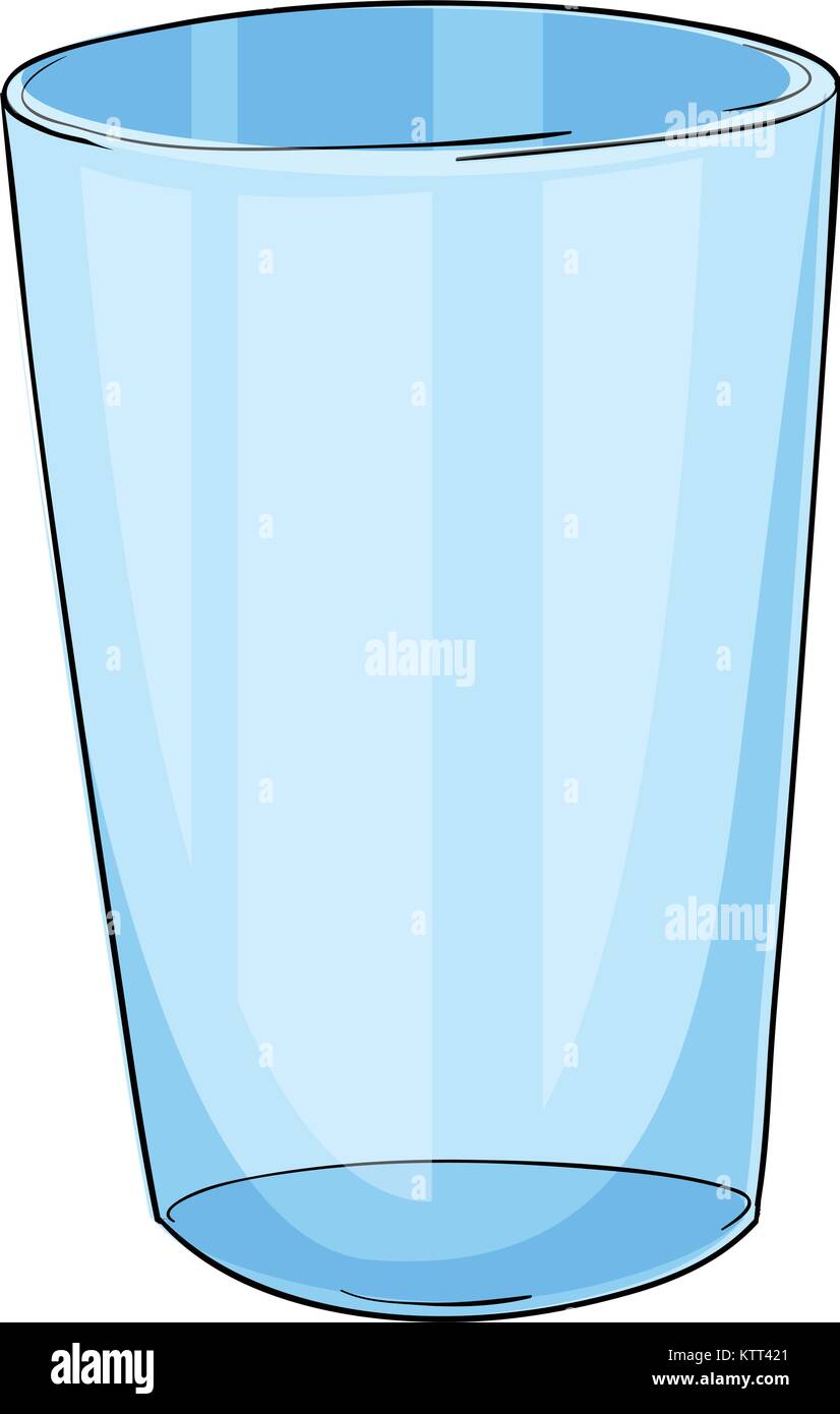 Illustration of a glass on white Stock Vector Image & Art - Alamy