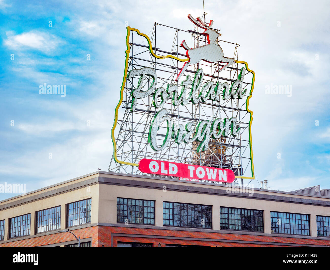 White stag sign hi-res stock photography and images - Alamy