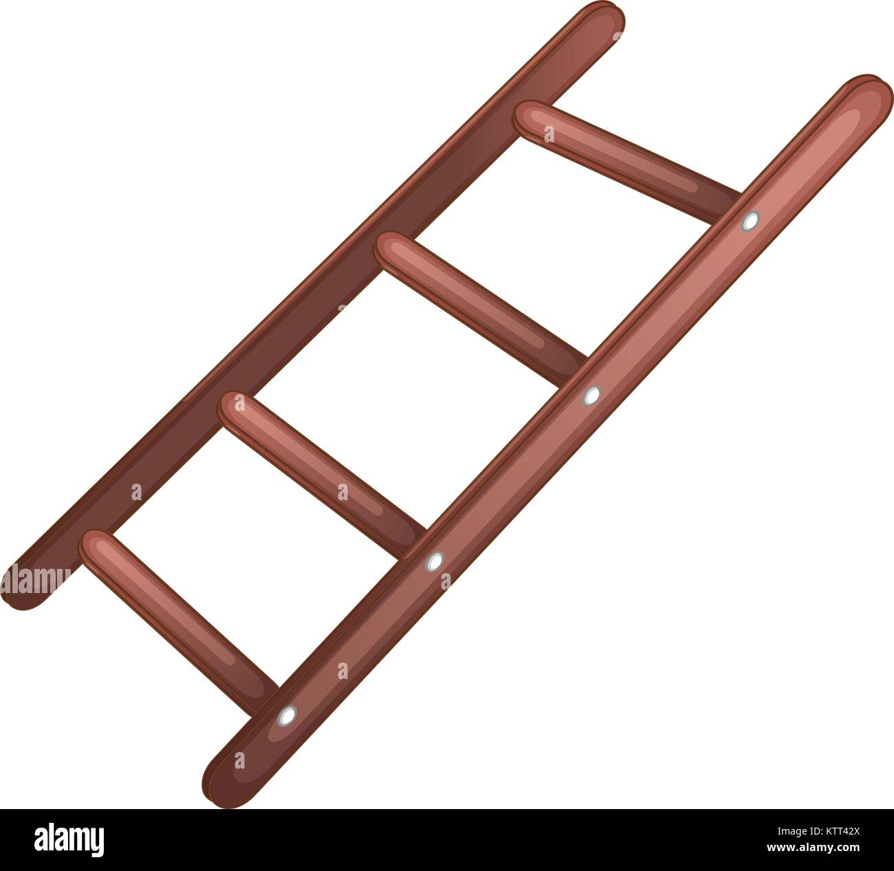 Illustration of a simple ladder Stock Vector Image & Art - Alamy