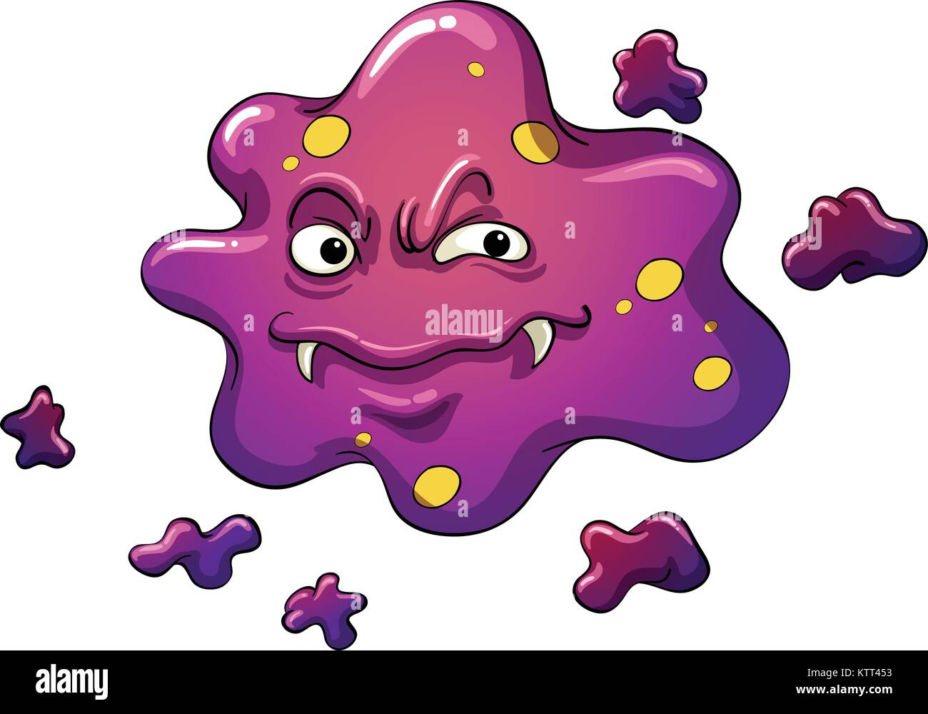 Illustration of an ugly virus Stock Vector Image & Art - Alamy