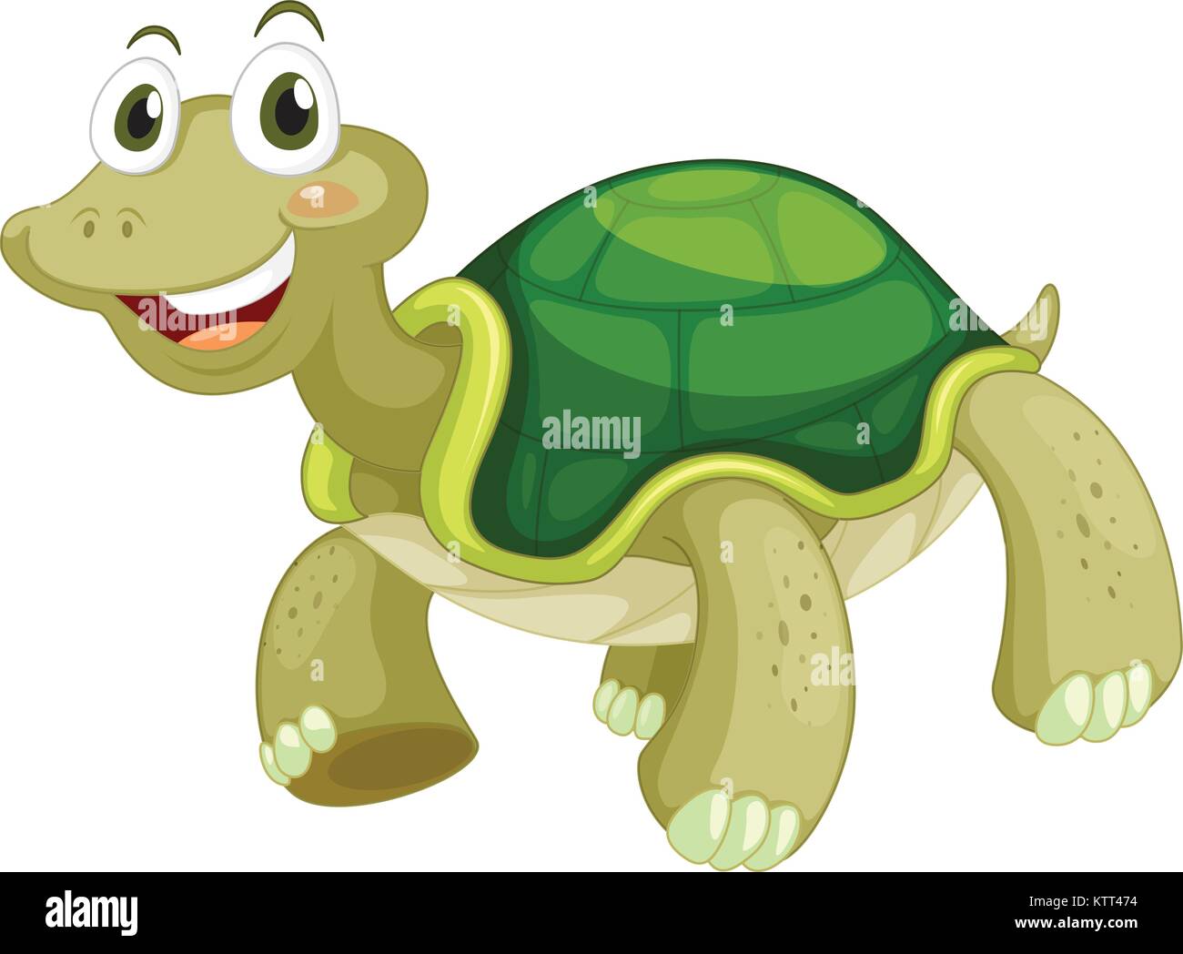 Animated turtle on a white background Stock Vector Image & Art - Alamy