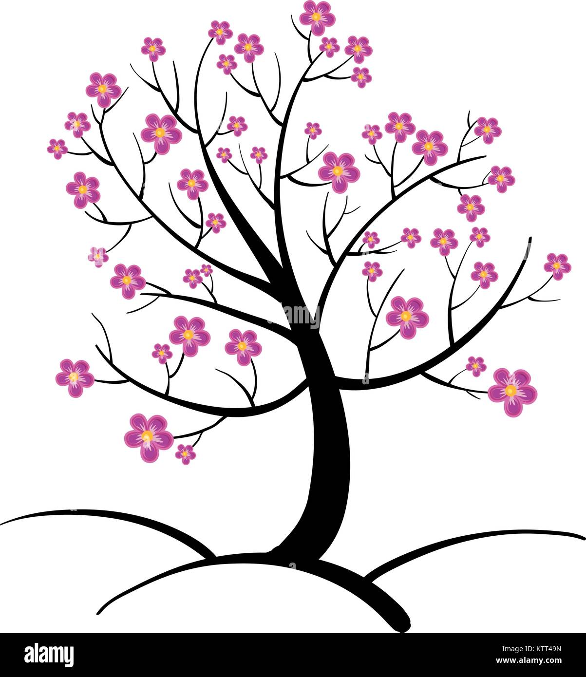 Illustration of an abstract tree Stock Vector Image & Art - Alamy