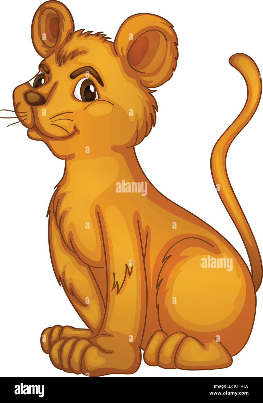 illustration of a cub on a white background Stock Vector Image & Art ...