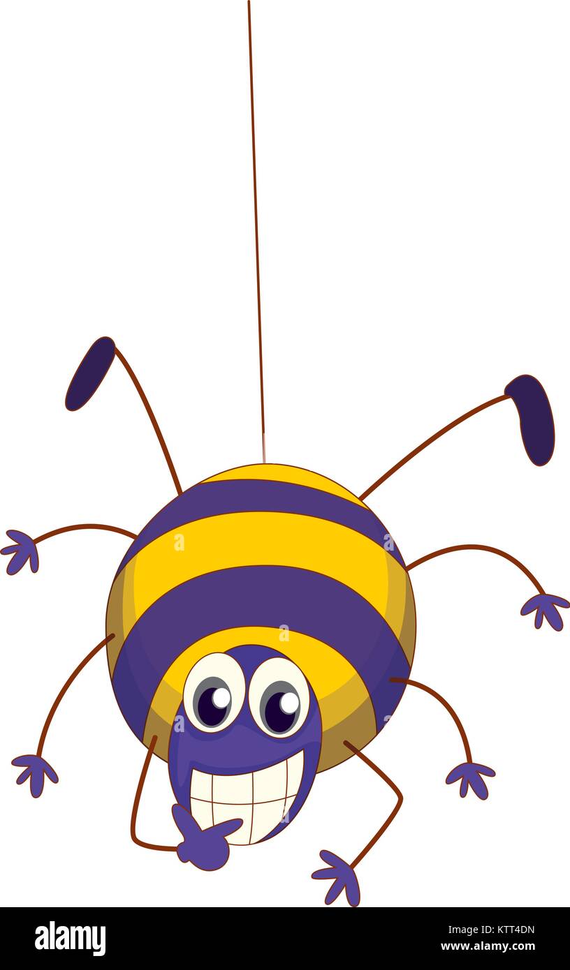 Illustration of a comical spider Stock Vector Image & Art - Alamy