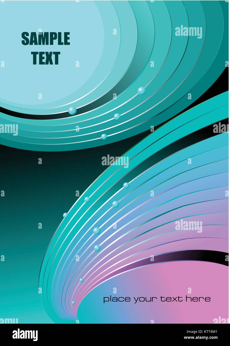 Abstract futuristic background. Vector colored fine illustration Stock ...