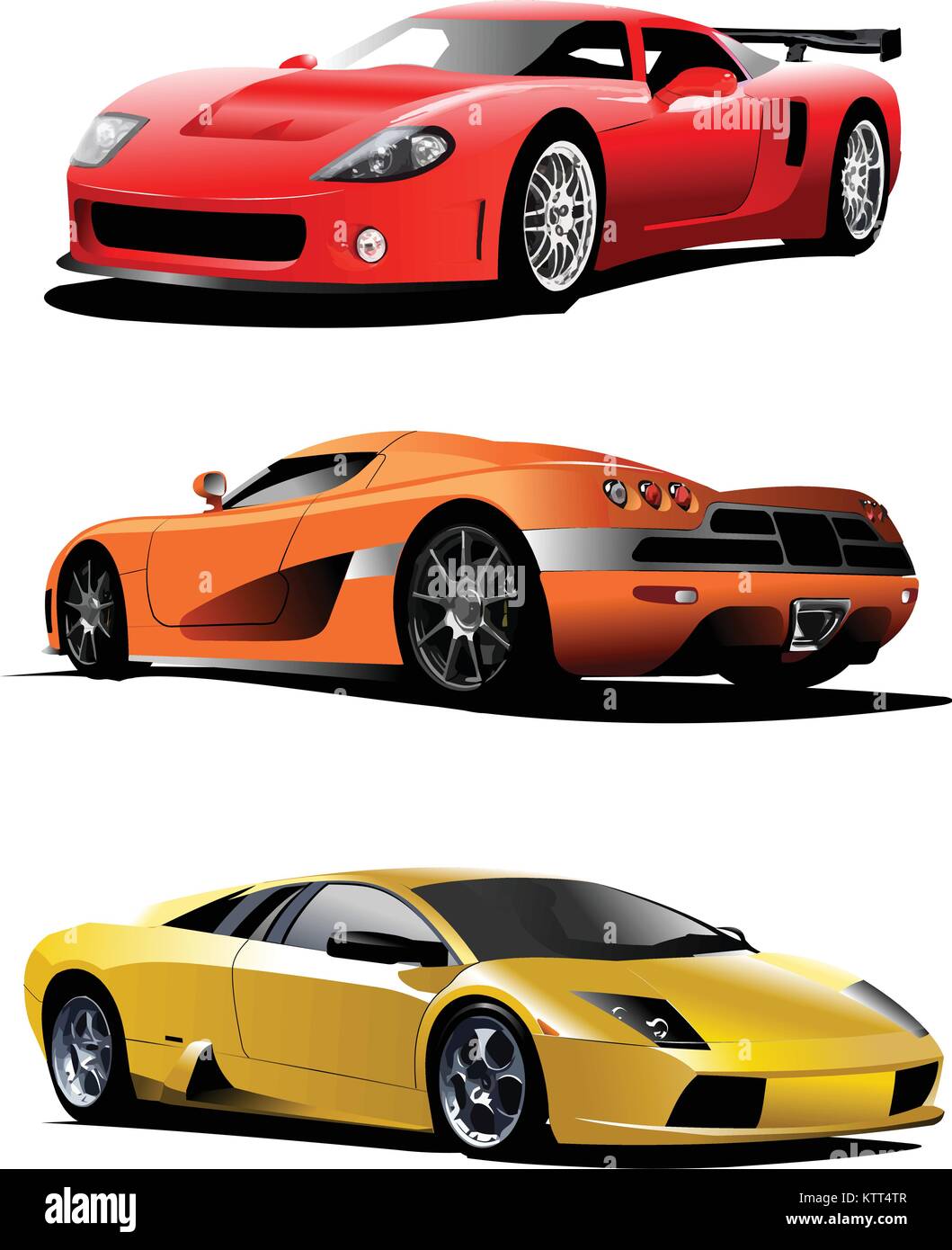 Three wheels car Stock Vector Images - Alamy