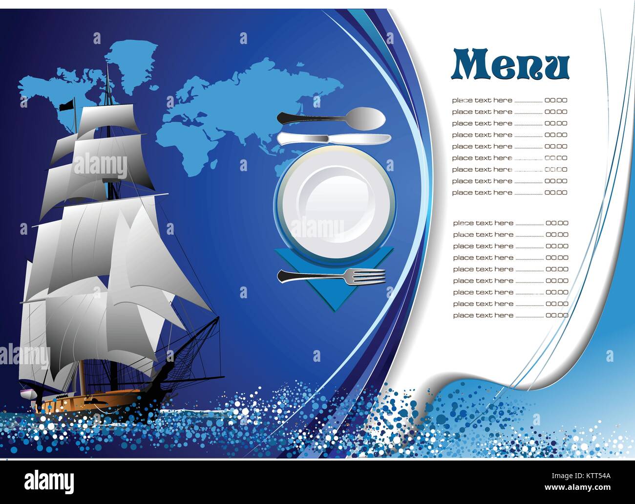 Fish Restaurant (cafe) menu Stock Vector Image & Art - Alamy