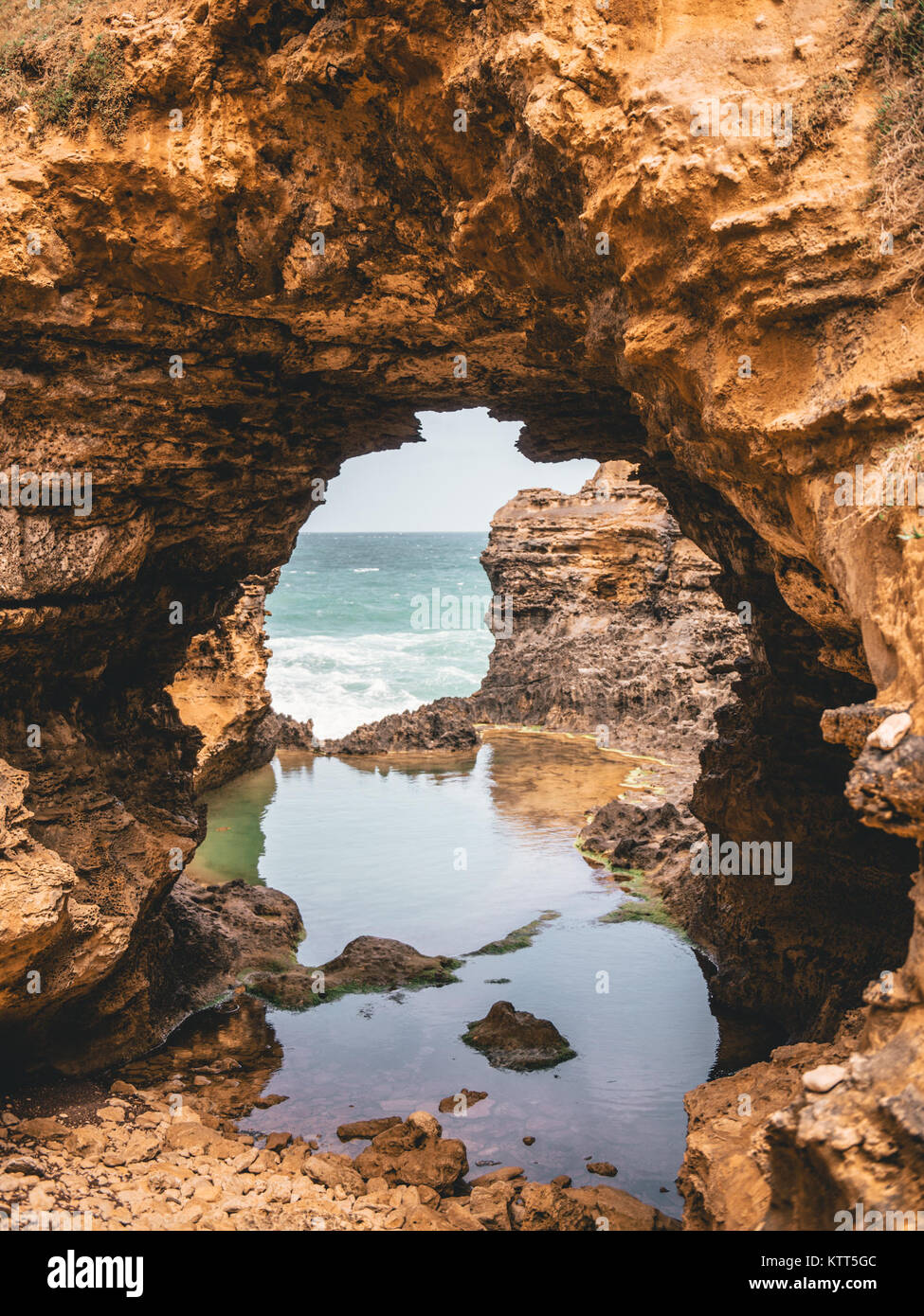 The Grotto, Great Ocean Road, Port Campbell, Victoria, Australia Stock ...