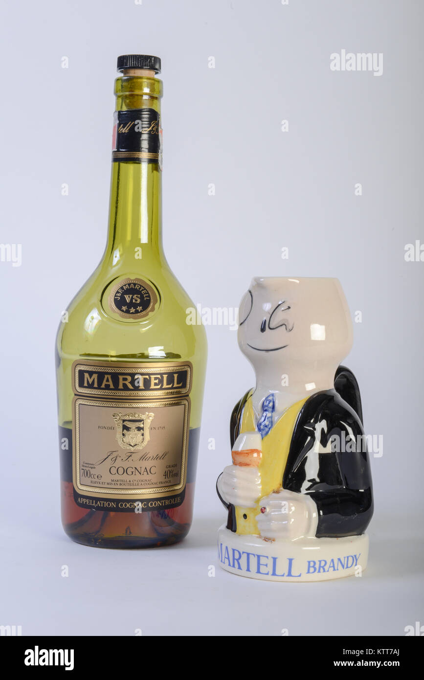 Martell bottle hi-res stock photography and images - Alamy