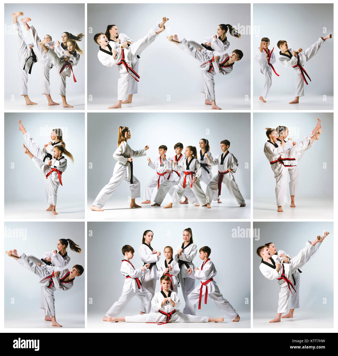 Karate Kick Collage High Resolution Stock Photography and Images - Alamy