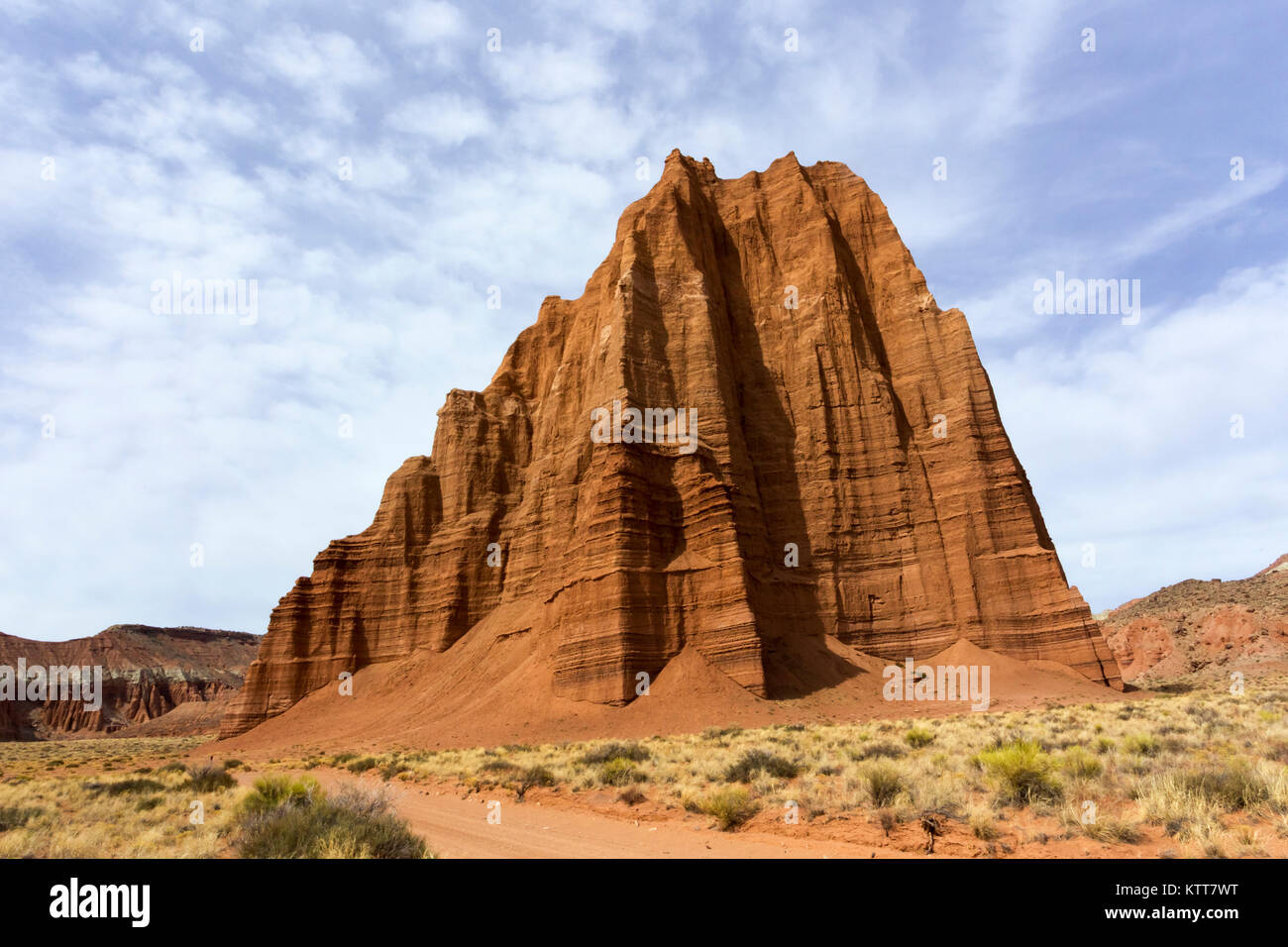 Temple of the Sun in Cathedral Valley, Capitol Reef National Park, Utah ...
