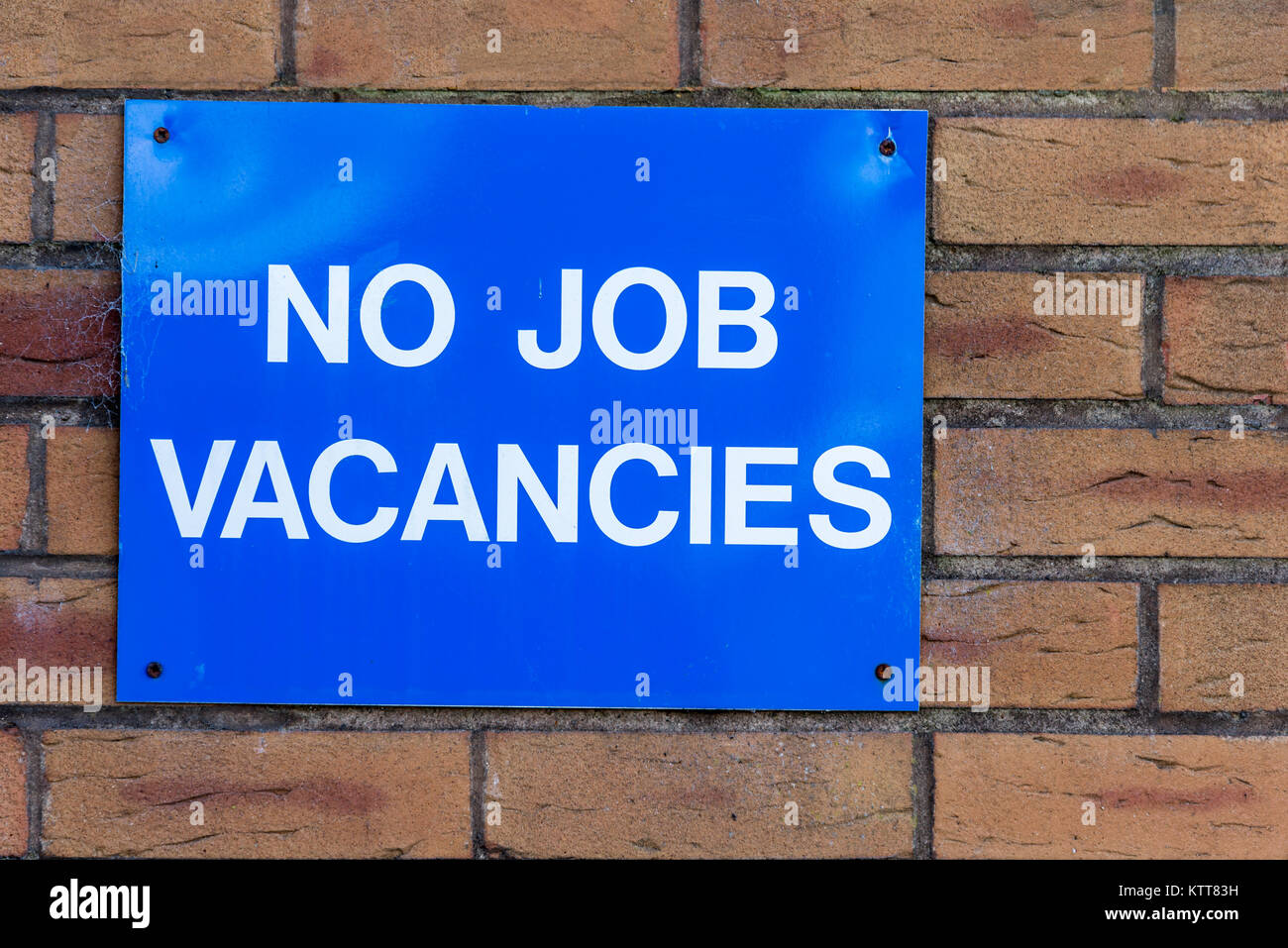 No jobs sign hi-res stock photography and images - Alamy