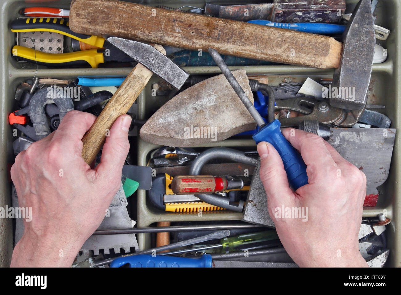 Dirty and rusted tools hi-res stock photography and images - Alamy