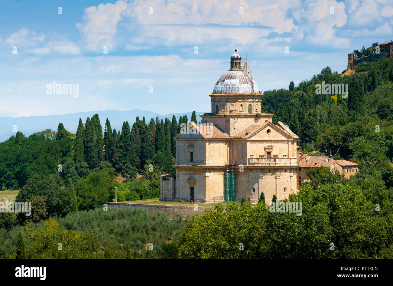 San Biagio is a Renaissance Greek cross central plan church outside ...