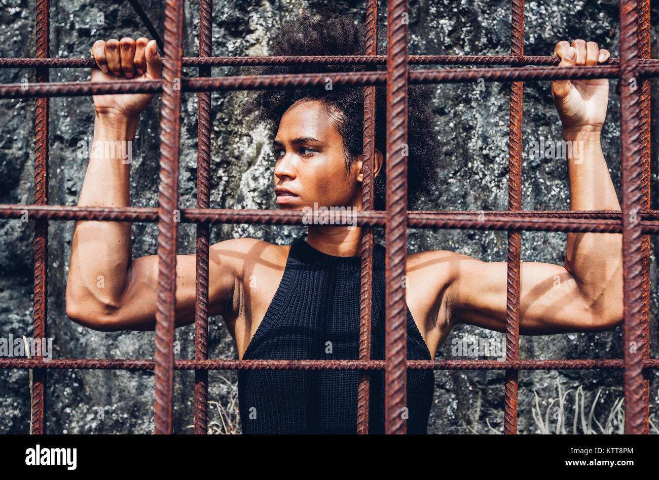 Asian woman prisoner hi-res stock photography and images - Alamy