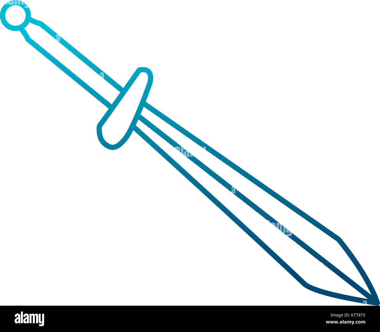 Sword medieval weapon Stock Vector Image & Art - Alamy