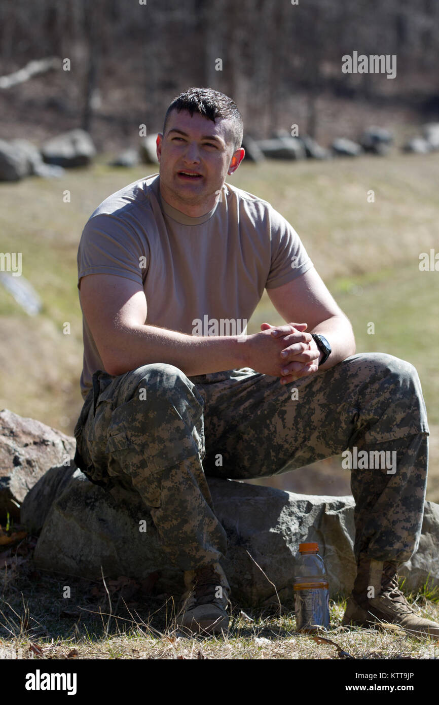 New York Army National Guard Sgt. Mitchell Stogel, an infantryman ...