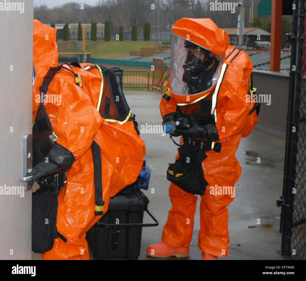 2nd Civil Support Team (CST) members Staff Sgt. Joshua Spagnola and Sgt ...