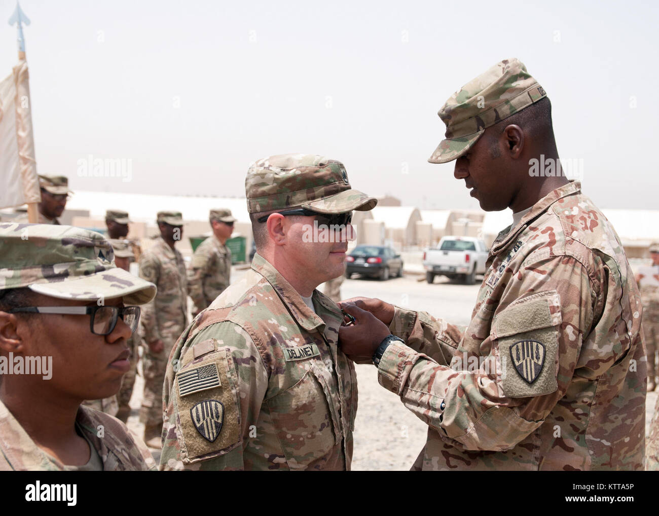 Staff Sgt. James Delaney, a Brooklyn resident, is awarded the Army ...